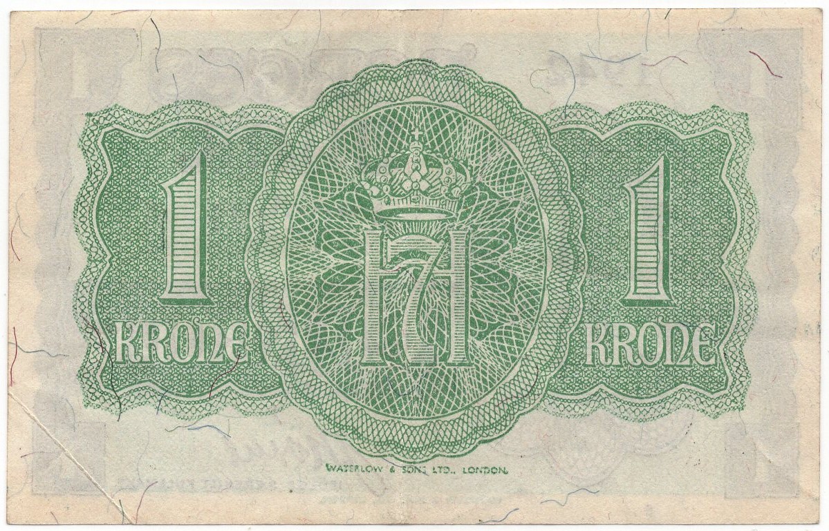 1 krone 1942 A.202291. Kv.1+